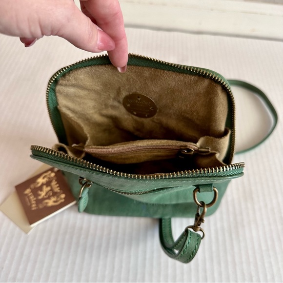 Pratesi | Bags | Pratesi Firenze Italian Leather Green Shoulder Bag ...